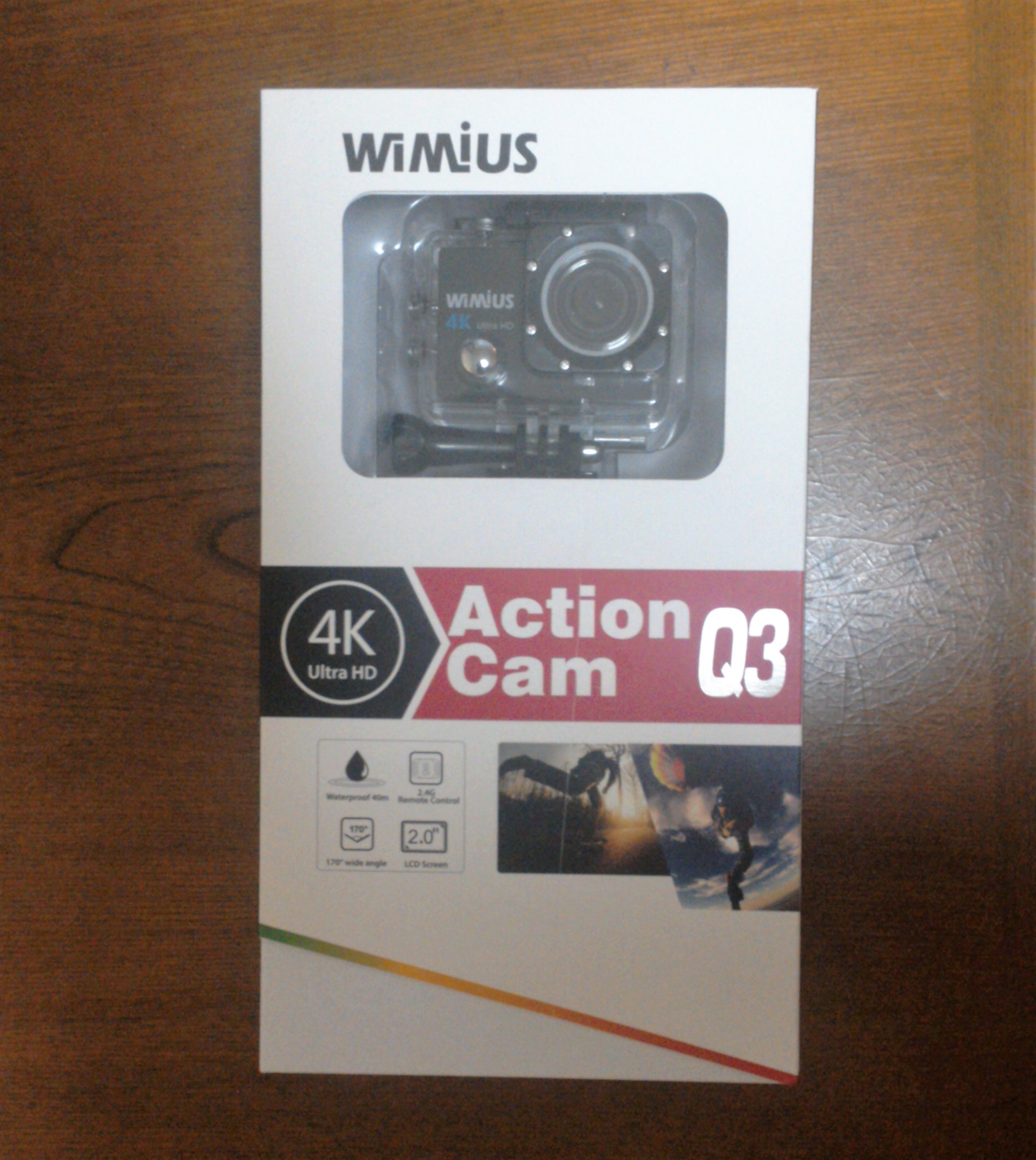 【人柱レビュー】wimius Q3 4K WIFI アクションカメラ【アクションカム】 | Pで作業軽減しましょ