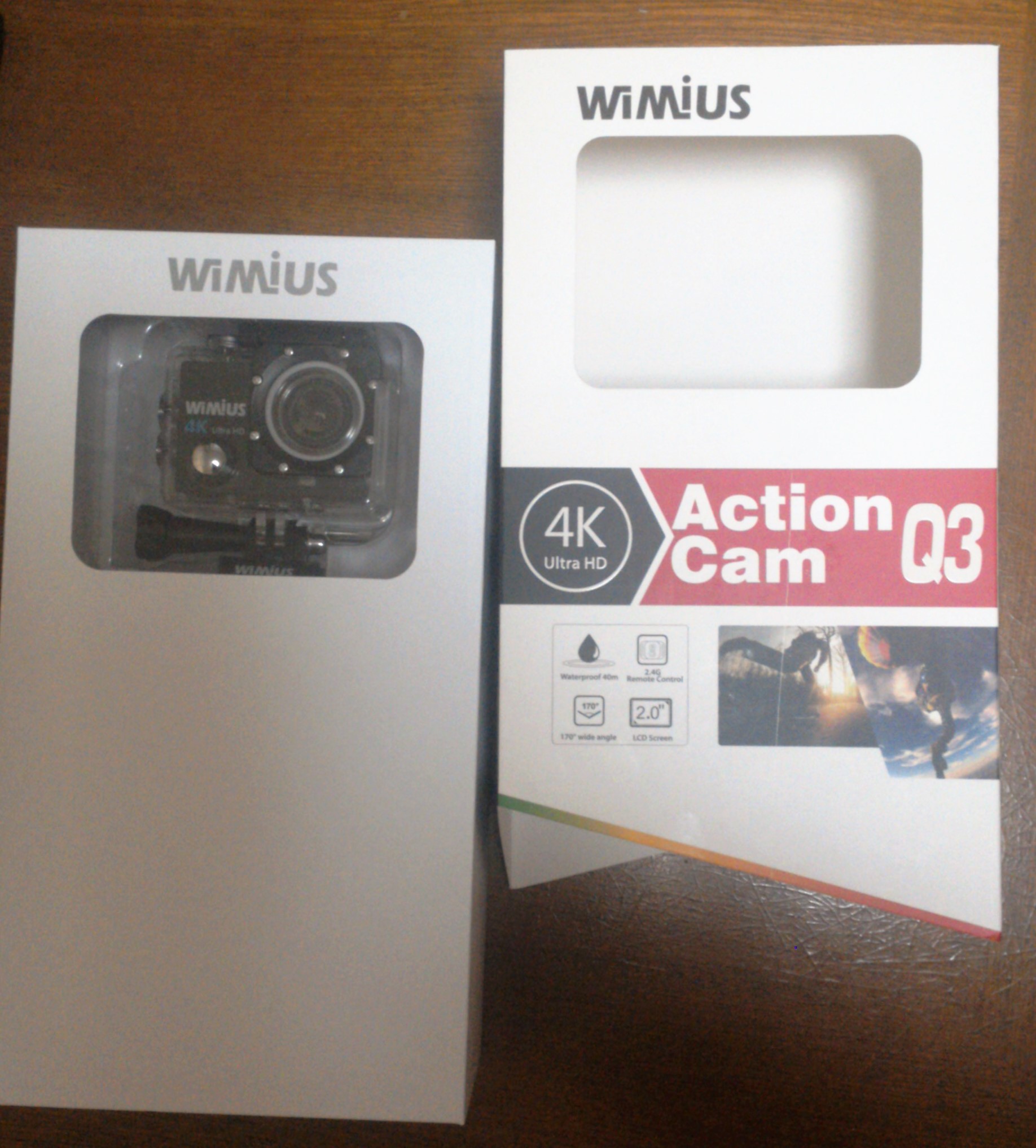 【人柱レビュー】wimius Q3 4K WIFI アクションカメラ【アクションカム】 | Pで作業軽減しましょ