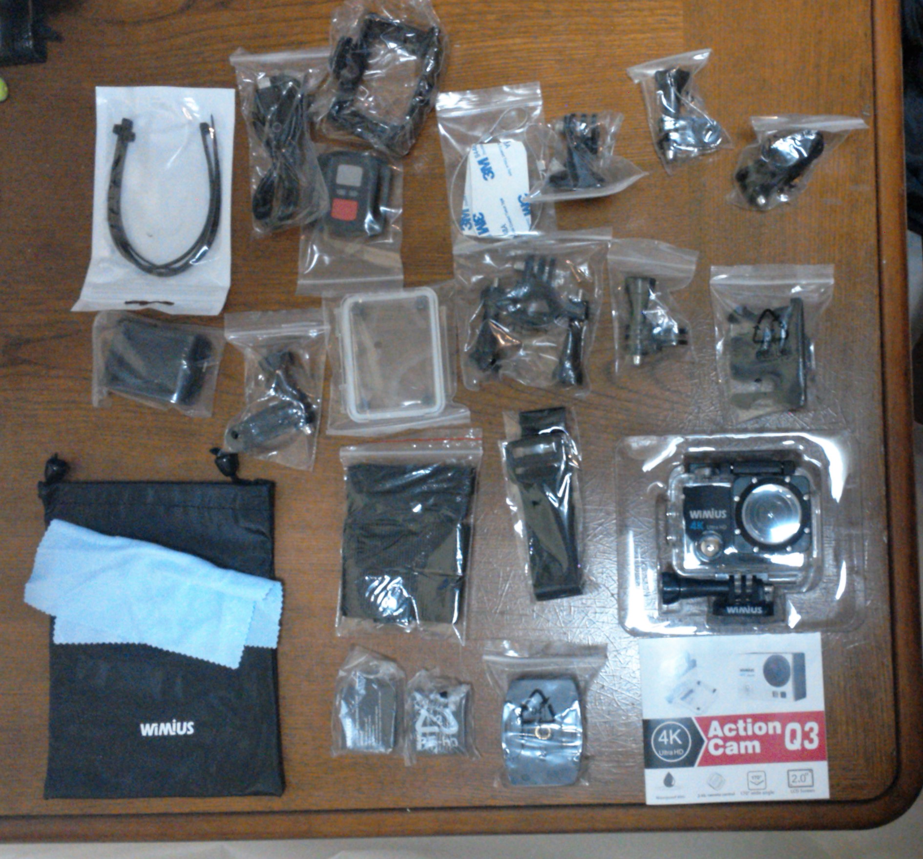 【人柱レビュー】wimius Q3 4K WIFI アクションカメラ【アクションカム】 | Pで作業軽減しましょ